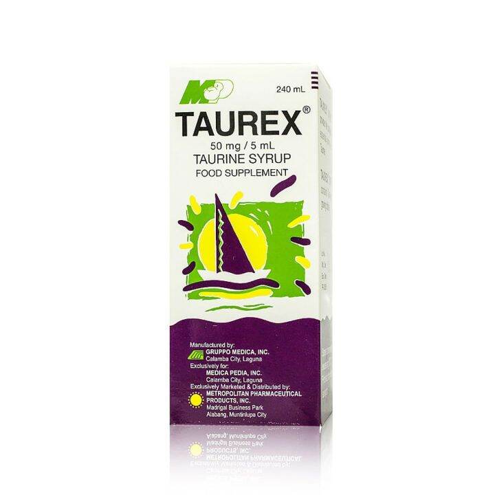 TAUREX taurine Syrup 240mL | Lazada PH