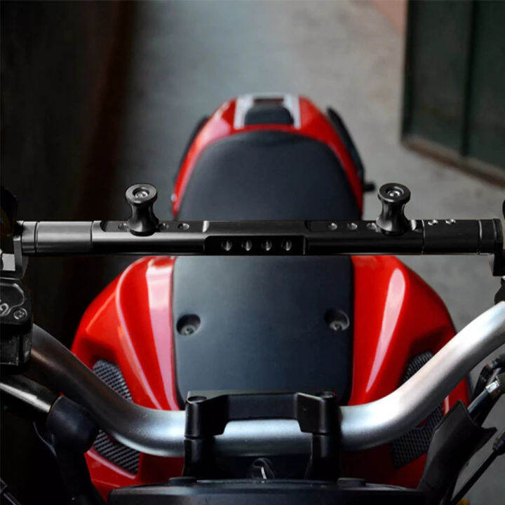 Hopeway CNC Motorcycle Cross Bar Balance Handlebar LED Light Mount ...