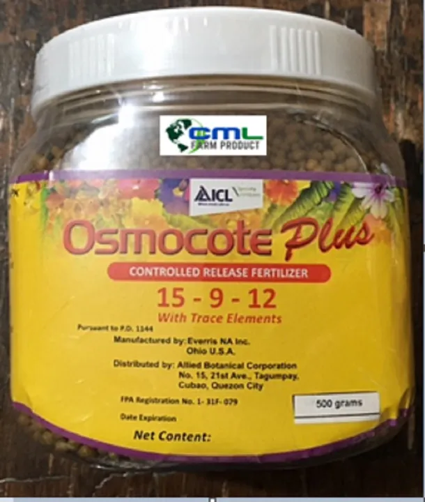 OSMOCOTE PLUS 15-9-12 CONTROLLED RELEASE FERTILIZER 500 GRAMS | Lazada PH