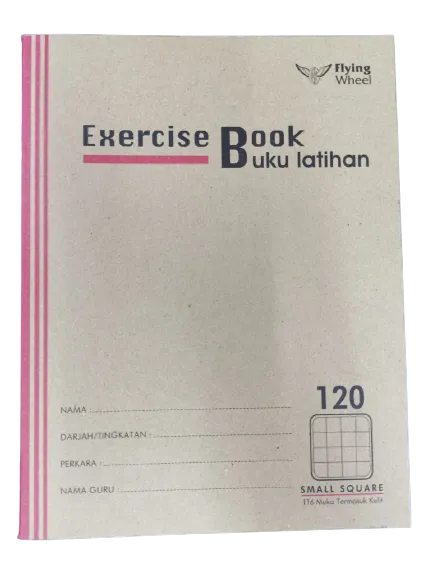 F5 SMALL SQUARE BOX MATH NOTEBOOK 120PGS/ EXERCISE BOOK SMALL BOX/BUKU ...