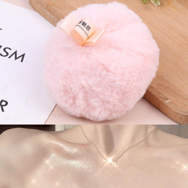 Graceful Body Peach Cosmetic Puff Ball Highlighter Puff Loose Powder ...