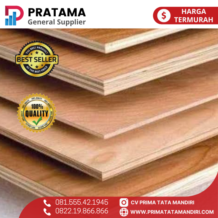 TRIPLEK SEMI - 9mm Multiplek Plywood 122x244cm SEMI MERANTI HALUS ...