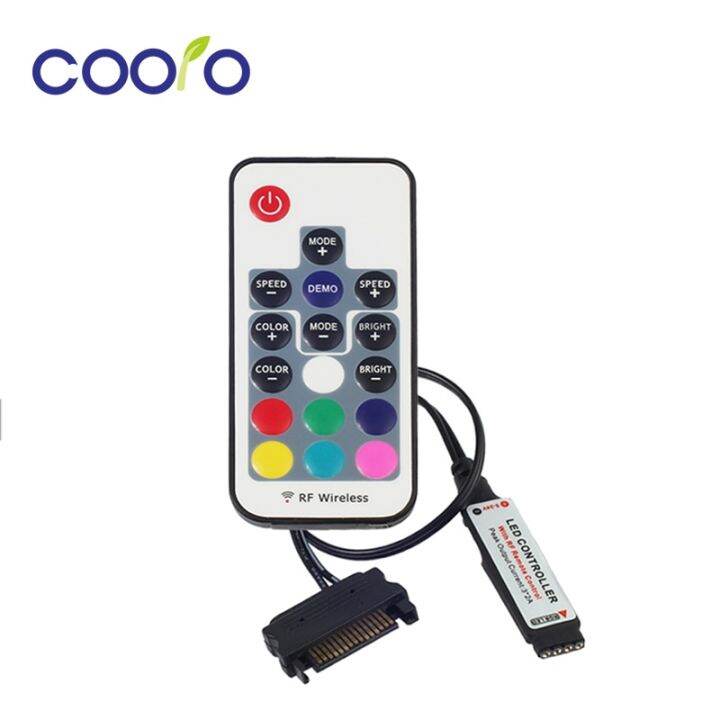 12v Sata Rgb Rf Remote Controler For Pc Case Led Strip | Lazada PH