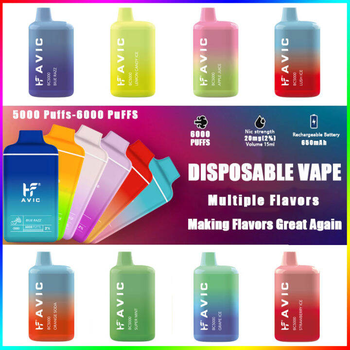 10000 Puffs Disposable Vaping Smoke Set Original 6000 Puffs ...