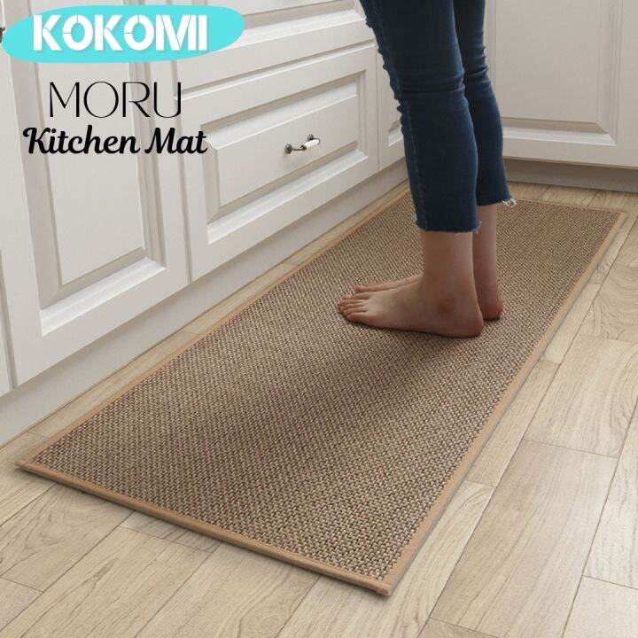 KOKOMI Keset Dapur MORU Keset Dapur Panjang Premium Kitchen Mat Anti ...