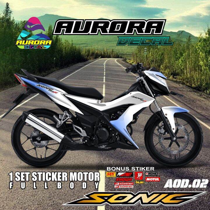 Decal Dekal Sticker Stiker SONIC 150 R FULLBODY HONDA SONIC 150R (2017 ...