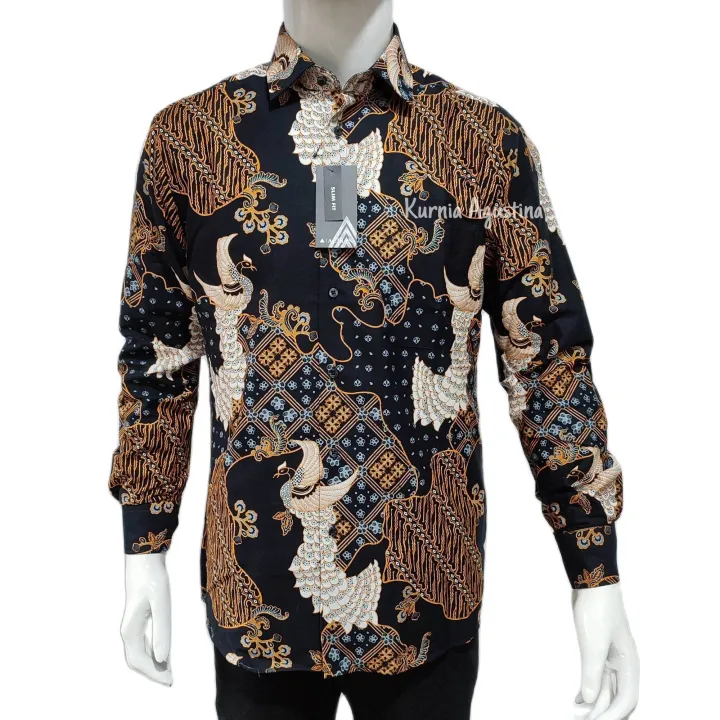 Kemeja Batik Alisan Lengan Panjang Slim Fit Limited Edition | Lazada ...