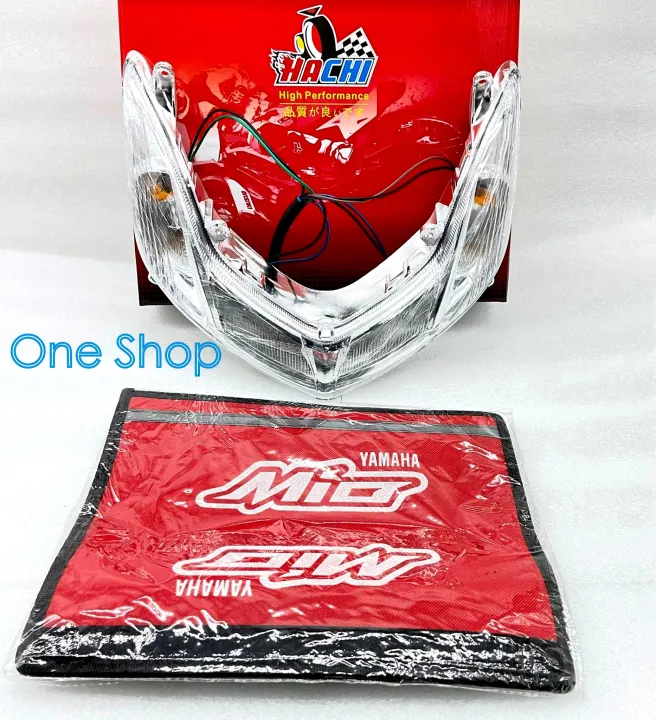 Headlight For Smily/Mio Sporty/Mio Amore with Shock Cover Yamaha Mio ...