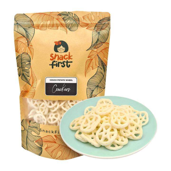 SnackFirst Couch Potato Wheel Crackers - Old School Asian Biscuits ...
