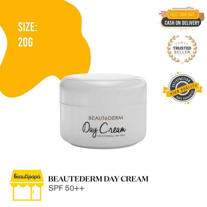 BEAUTEDERM DAY CREAM SPF 50+ Sun Protection Non Greasy and Lightweight ...