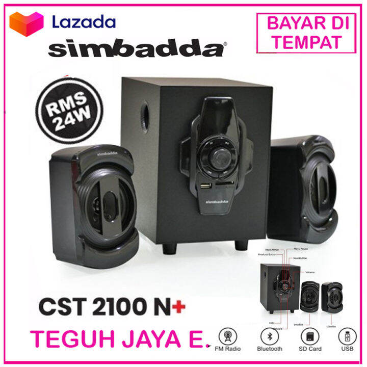 SIMBADDA CST 2100N+ Speaker Multimedia BLUETOOTH- New Arrival | Lazada Indonesia