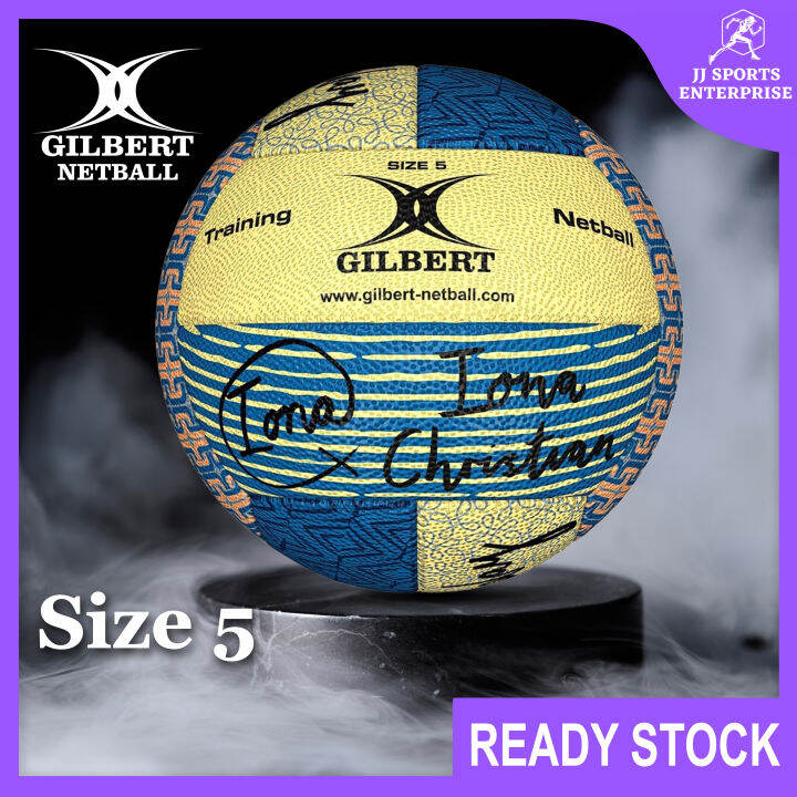 Gilbert Signature Netball Iona Christian (Size 5) Gilbert Netball Ball ...