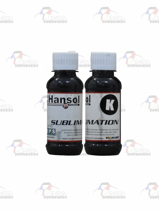 HANSOL SUBLIMATION INK BLACK -100ml | Lazada PH