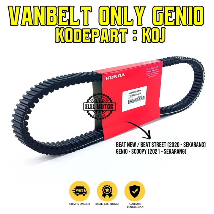 Vanbelt Genio Vbelt Genio Vanbelt BeAT Deluxe Vbelt BeAT Deluxe Panbel Genio Motor Honda Genio ...