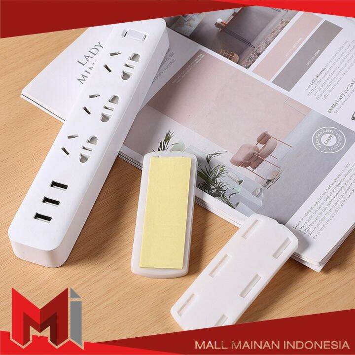 MallMainan-C246 Holder Stop Kontak Gantungan Colokan Listrik Double ...