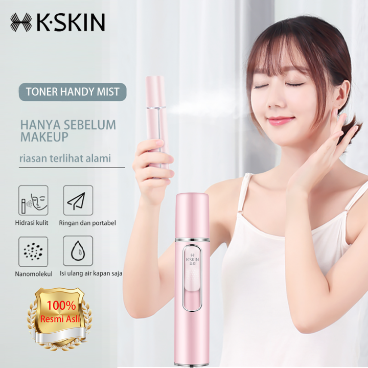 K·SKIN Portable Nano Mist Spray Hidrasi molekul air dalam Water Semprotan Air Wajah Pengisian ...