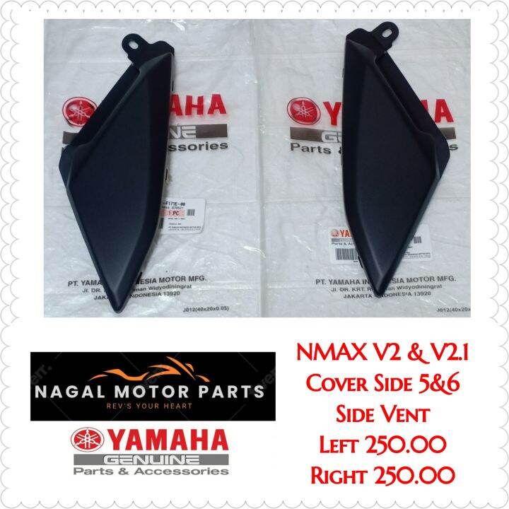 SIDE VENT OR COVER SIDE 5&6 FOR NMAX V2 AND V2.1 YAMAHA GENUINE PARTS ...