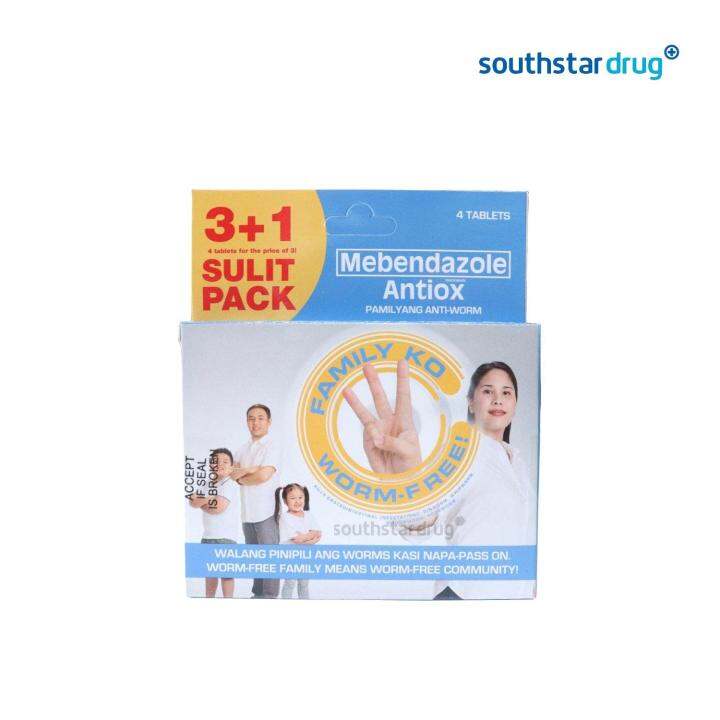 Antiox 500mg Tablet 3+1 Sulit Pack | Lazada PH