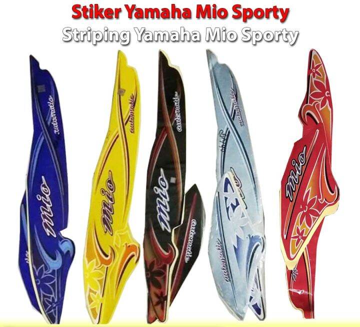 216 Emblems Stiker Yamaha Mio Sporty Striping Yamaha Mio Sporty ...