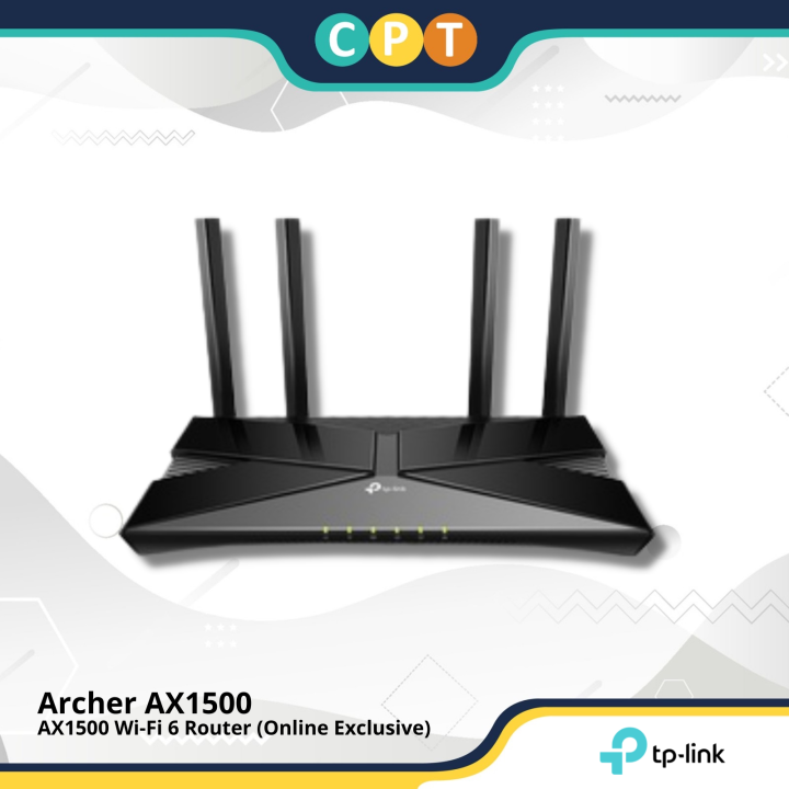 TP-Link Archer AX1500 AX1500 Wi-Fi 6 Router (Online Exclusive) | Lazada PH