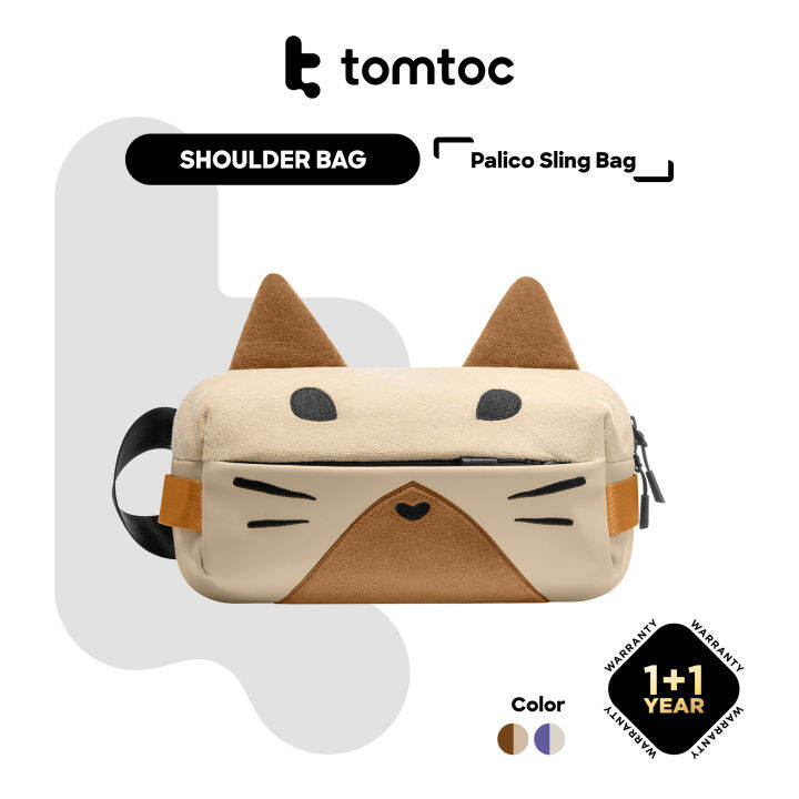 tomtoc Monster Hunter 4L Minimalist EDC Sling Men Bag / Crossbody Bag ...