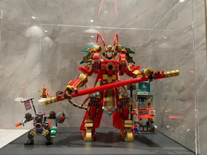 Lego 80012 Wukong Monkey King Golden Mecha acrylic display box dust ...