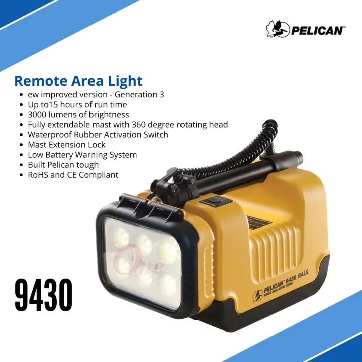 ไฟฉายกู้ภัย ไฟฉายส่องใต้น้ำ PELICAN 9430 สินค้าพร้อมส่ง | Lazada.co.th