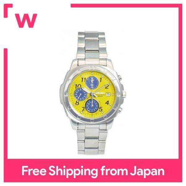 [Seiko import] SEIKO Wrist Watch Reverse Import Overseas Model Yellow ...