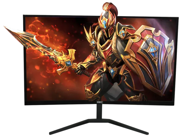 HKC M24A9X 24in 75HZ 1080P CURVED BORDLERESS LED MONITOR HDMI VGA ...