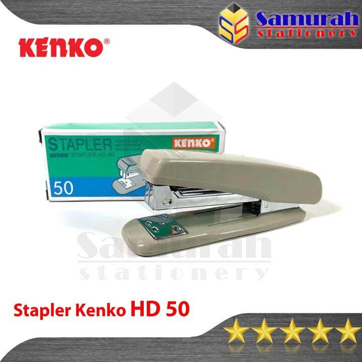Stapler Kenko HD 50 / Mesin Staples Tangan HD50 Besar / Alat Strapler Hecter Stepler Kertas HD ...
