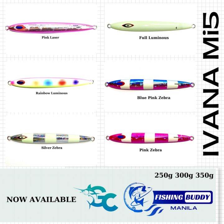 GoodCatch GC Ivana Mi5 250g 300g 350g Metal Jig Lure | Lazada PH