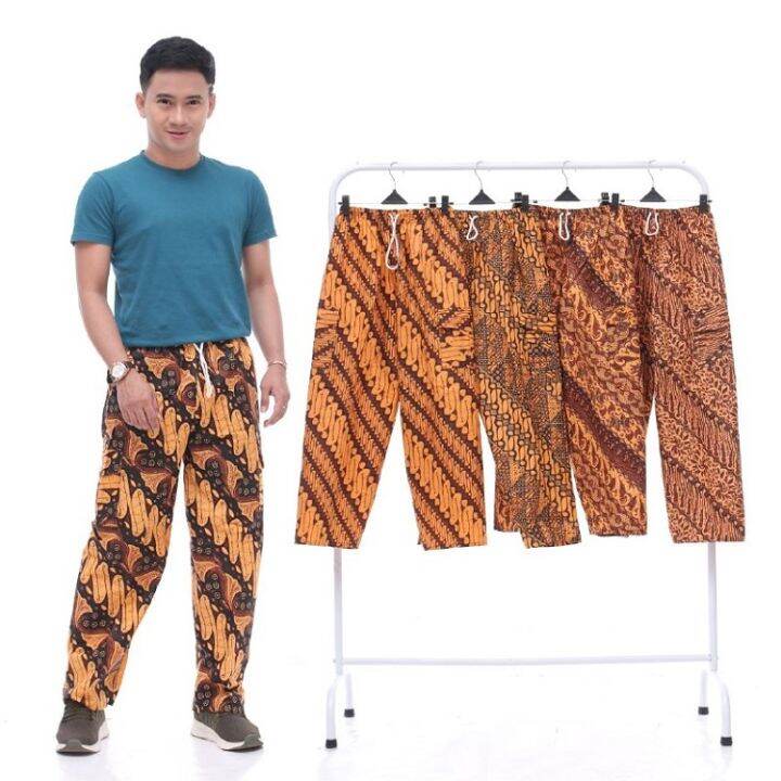 CELANA BATIK BOIM DEWASA PANJANG PAKAIAN SANTAI KHAS BETAWI MODEL ...