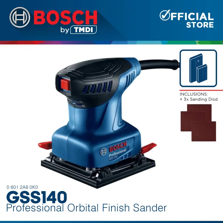 BOSCH Professional Orbital Finish Sander 220W GSS 140 COC •100% ...