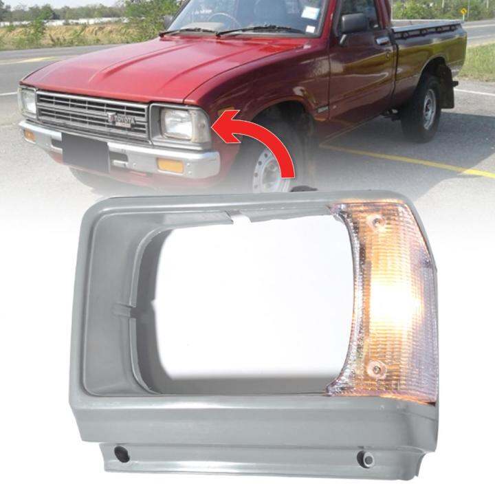 กรอบไฟหน้า พร้อมไฟมุม โฉม ม้ากระโดด รุ่น โตโยต้า ไฮลักซ์ TOYOTA HILUX ...