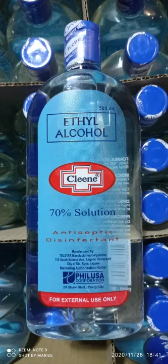 CLEENE ETHYL ALCOHOL 500ML | Lazada PH
