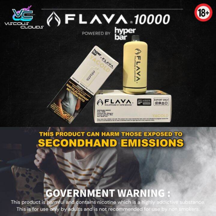 Flava Hyperbar 10000 puffs Rechargeable | Lazada PH