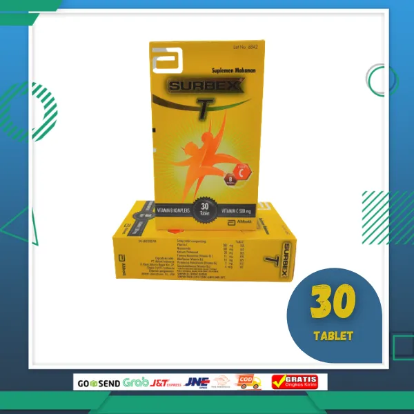 Surbex T Multivitamin Zinc 1 Box 30 Tablet Bonus Tas TERMURAH | Lazada ...