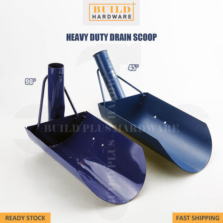 Heavy Duty Drain Scoop 45° / 90° Drain Hoe Cleaner Cangkul Longkang ...