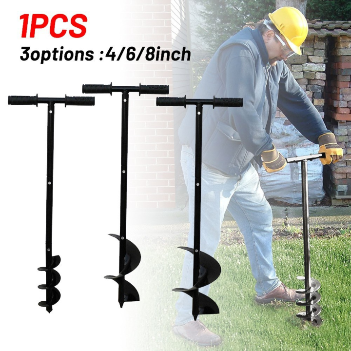 Ground Drill Cold Rolled Steel Manual Post Hole Digger With Handle ...