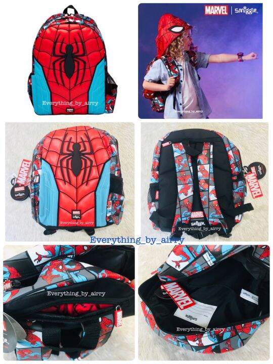 กระเป๋าเป้ Smiggle Spider-man Backpack ขนาด 14/16 นิ้ว 🇦🇺 | Lazada.co.th