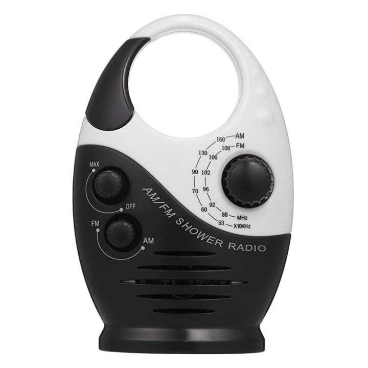 Am Fm Mini Shower Radio Bathroom Waterproof Radio Hanging Music Radio