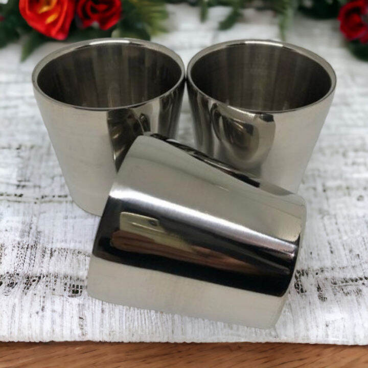 Ly inox đựng nước kiểu cao cấp dùng trong các quán Hàn Quốc rất thích ...