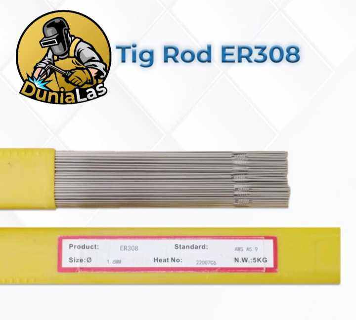 Tig Rod / Kawat las Argon Stainless ER308 uk. 1,6mm x 5 kg | Lazada Indonesia