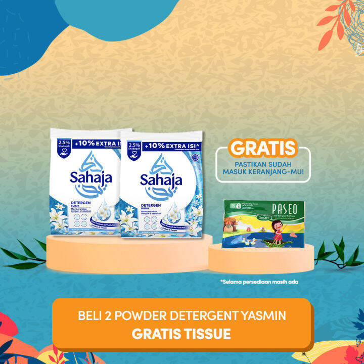 Sahaja Powder Detergent Yasmin 700+70g - Isi 2 | Lazada Indonesia