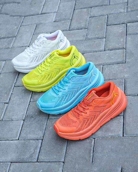 ortuseight hyperblast encore electricity/snow/cyan/otrange sepatu ...