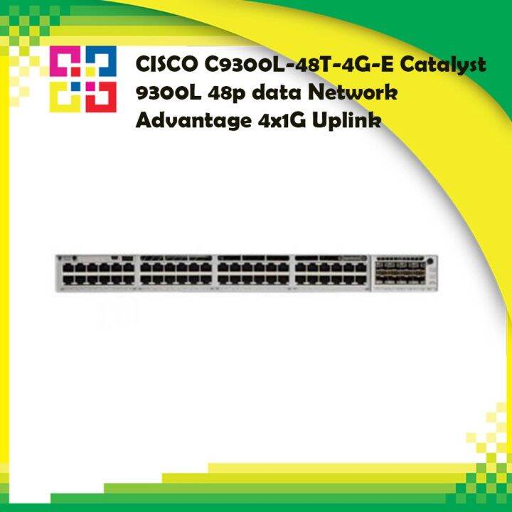 CISCO C9300L-48T-4G-E Catalyst 9300L 48p data Network Advantage 4x1G ...