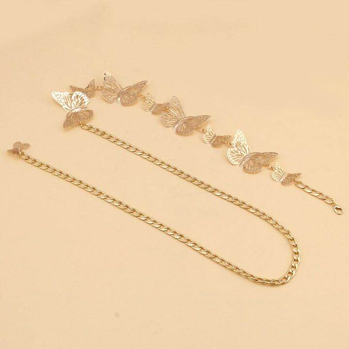 SHEEA เป็นรูกลวง ชุดกระโปรงยาว เรโทร ชุดเดรสตกแต่ง ห่วงโซ่ท้อง ชายหาด ...