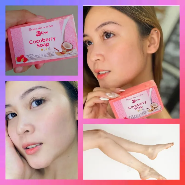 Original Cocoberry Soap Triple Whitening Peeling Bleaching Body Soap ...