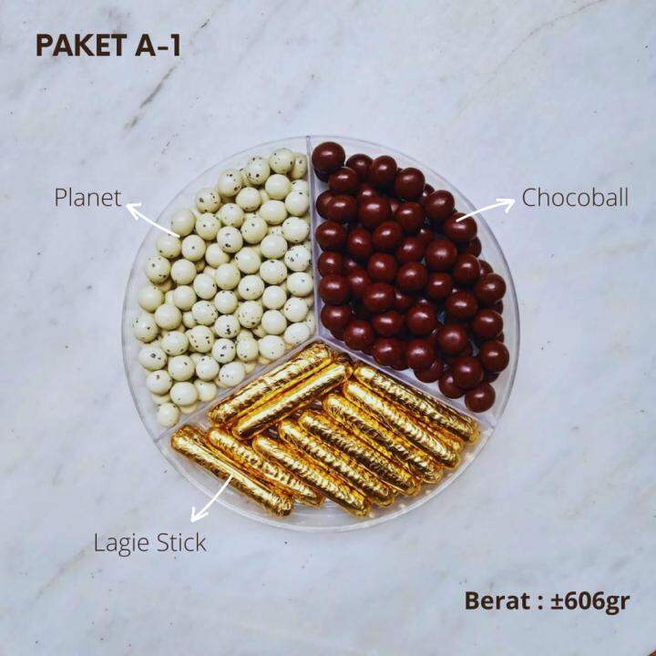 Parsel/Parcel Lebaran Coklat dan Permen Toples Sedang Bulat dan Kotak ...