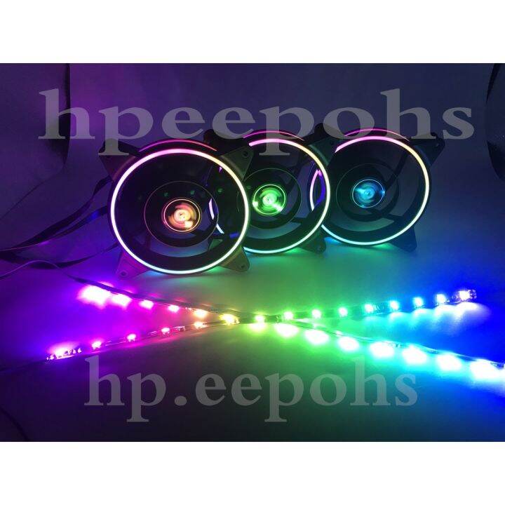 ♡YGT -1250 120mm ARGB Music case Fan Adjustable Speed Case Chassis ...